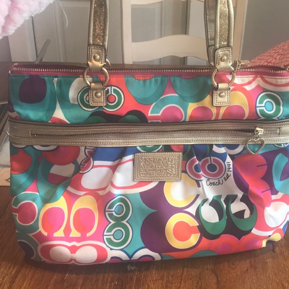 Coach | Bags | Colorful Coach Purse | Poshmark
